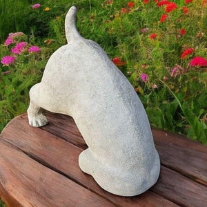 Stone Digging Dog Concrete Pet Decor Garden Dog Ornament Animal Figure ...