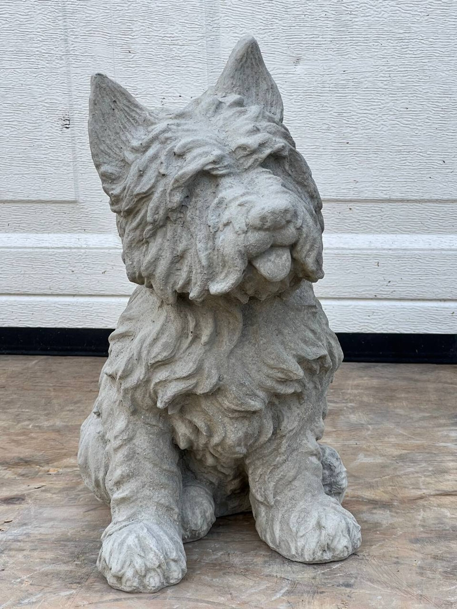 Detailed Scottie Dog Statue Concrete Dog Sculpture for Outdoor or ...