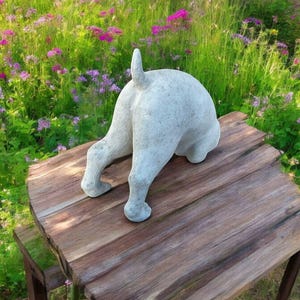 Stone Digging Dog Concrete Pet Decor Garden Dog Ornament Animal Figure ...