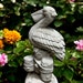 Sitting Pelican Statue Stone Bird on Tree Decoration Detailed Wild ...