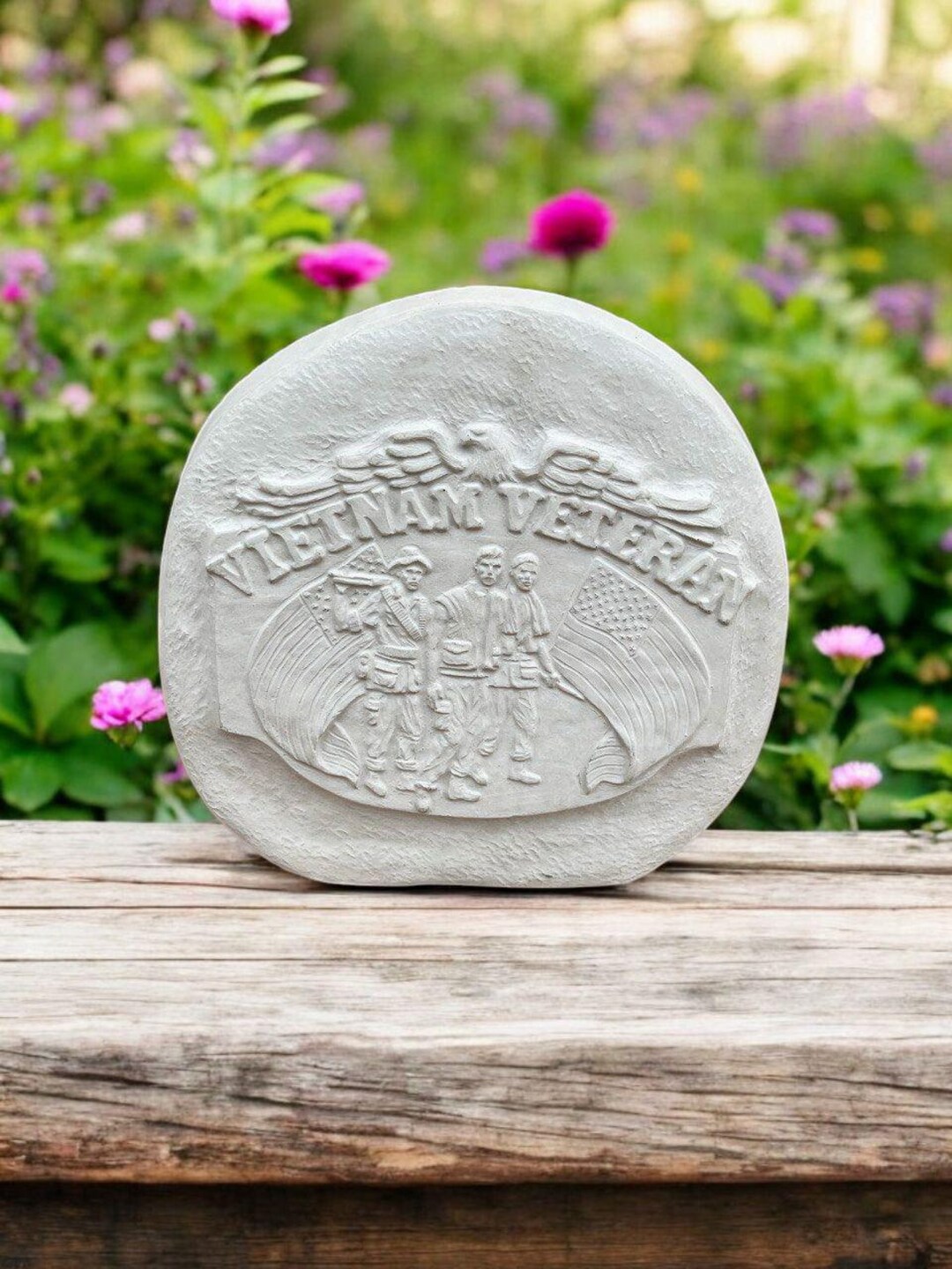 Veteran Rock Statue Cement Vietman Veteran Decoration Concrete Veteran ...