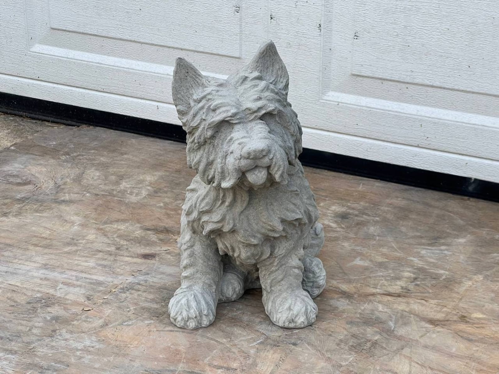 Detailed Scottie Dog Statue Concrete Dog Sculpture for Outdoor or ...