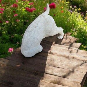 Stone Digging Dog Concrete Pet Decor Garden Dog Ornament Animal Figure ...