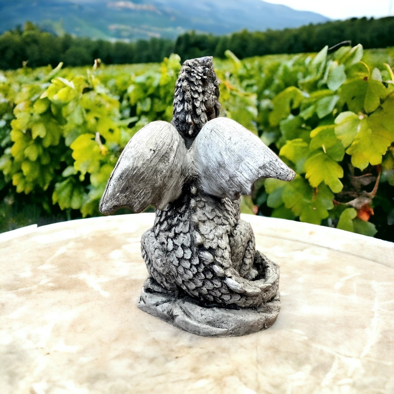 Realistic Dragon Figure Asian Animal Statue Lawn Chinese Dragon ...