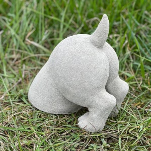 Concrete Digging Dog Statue Cement Dog Figure Gift for Pets Lovers ...