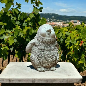 Outdoor Penguin Statue Detailed Small Penguin Sculpture Concrete ...