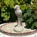 Realistic Parrot Statue Home Bird on Stump Figurine Cement Pet ...