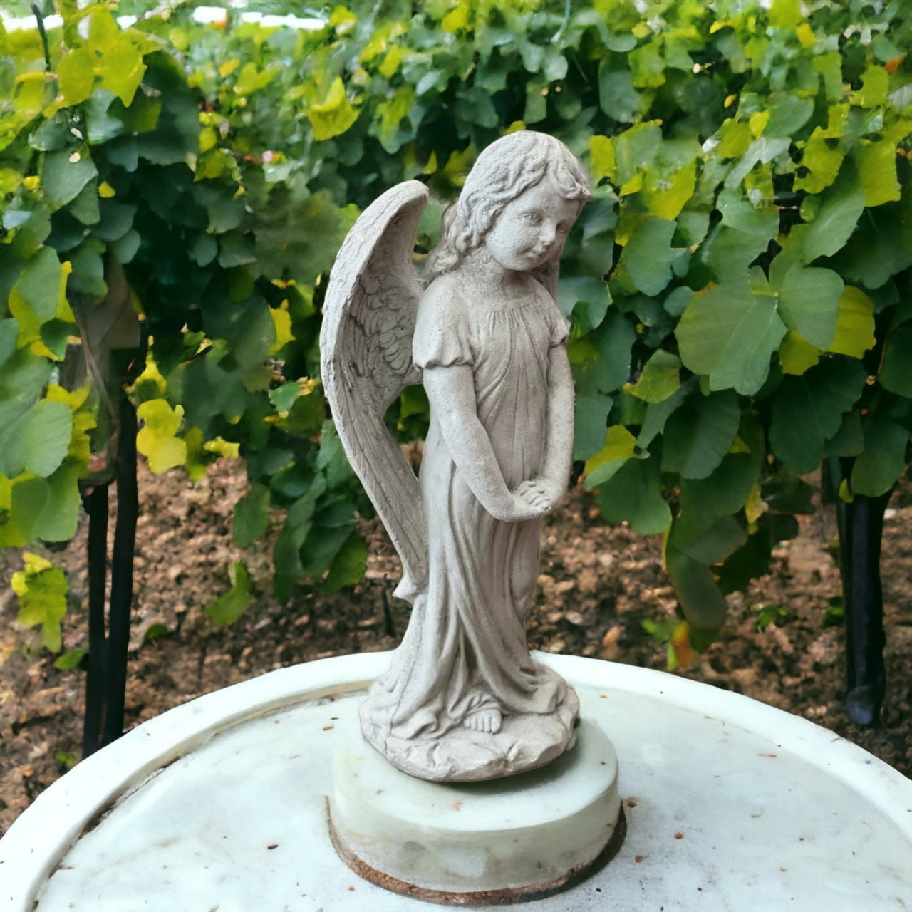 Folded Hands Angel Statue Indoor Angel Child Religious Sculpture ...