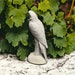 Realistic Parrot Statue Home Bird on Stump Figurine Cement Pet ...