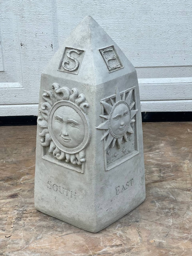 Large Directional Marker Outdoor Sculpture for Garden Four Season ...