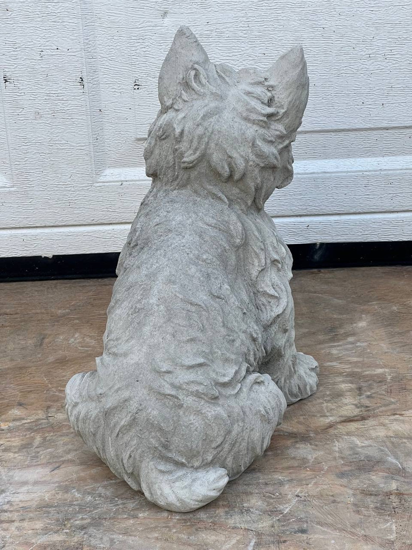 Detailed Scottie Dog Statue Concrete Dog Sculpture for Outdoor or ...