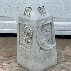 Large Directional Marker Outdoor Sculpture for Garden Four Season ...