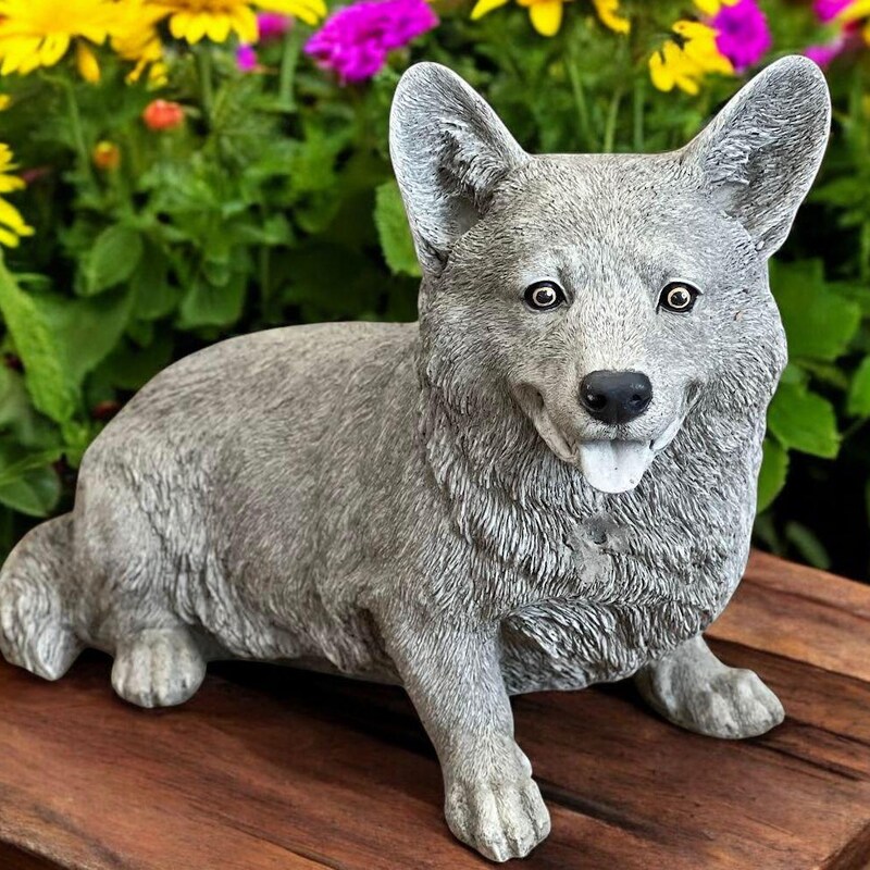 Corgi Statue - Etsy