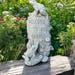 Frogs Welcome Sign Statue Concrete Toad Decoration Stone Sign Ornament ...