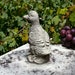 Cement Standing Duck Statue Garden Ducking on Base Figure Stone Farm ...