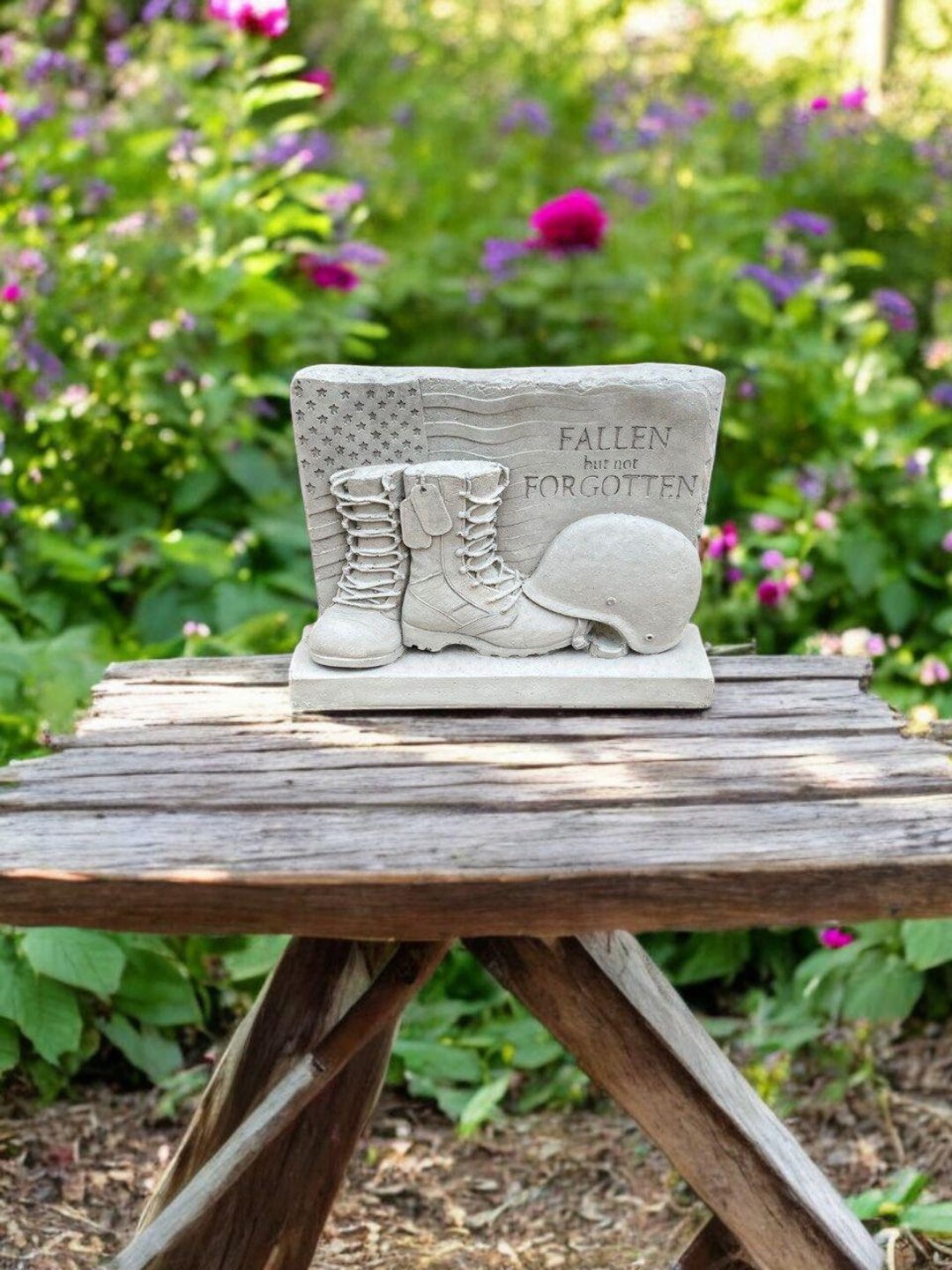 Grave Soldier Statue Stone Garden Decoration Yard Soldier Art Outside ...