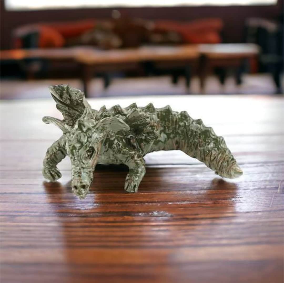 Ceramic Dragon Sculpture Handmade Statue Home Decoration Ceramic Figure ...