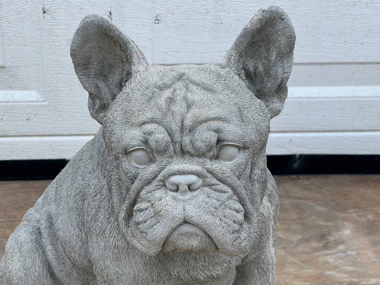 French Bulldog Concrete Statue Large Dog Memorial Decoration Gift for ...
