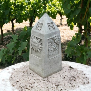 Massive Directional Marker Outside Sculpture for Garden Four Season ...