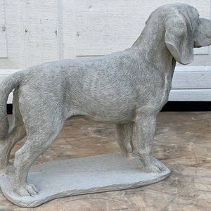 Massive Beagle Dog Concrete Statue Standing Dog Cement Sculpture Large ...