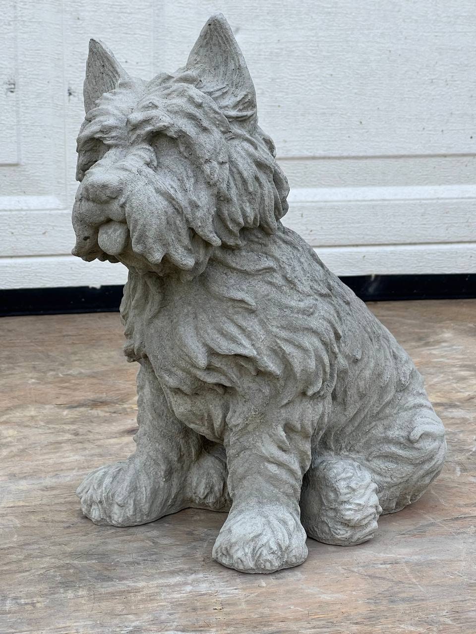 Detailed Scottie Dog Statue Concrete Dog Sculpture for Outdoor or ...