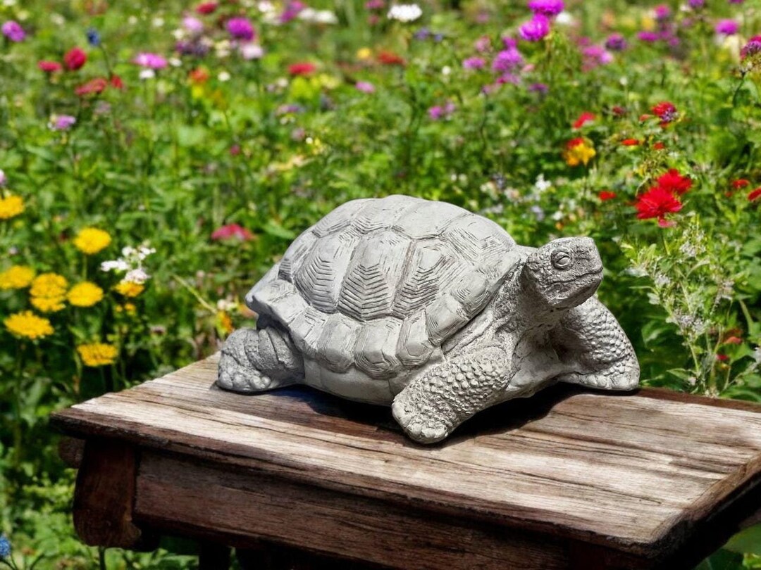 Home Turtle Figure Backyard Turtle Ornament Lawn Animal Decoration ...
