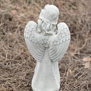 Stone Angel Statue Garden Praying Girl Decoration Figure Religious ...