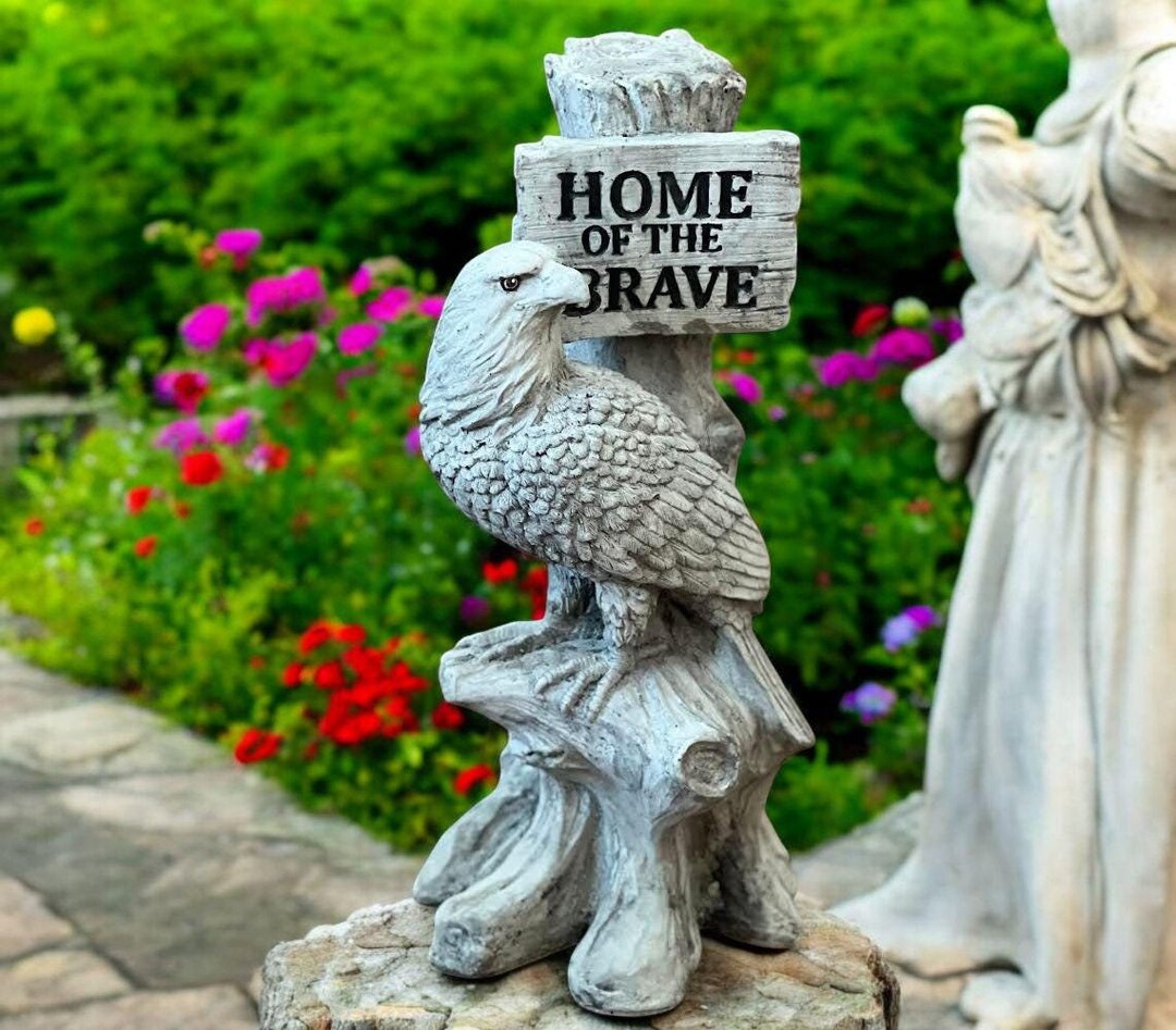 Concrete Home Eagle Stone Bird Decoration Garden Eagle Statue Bird ...