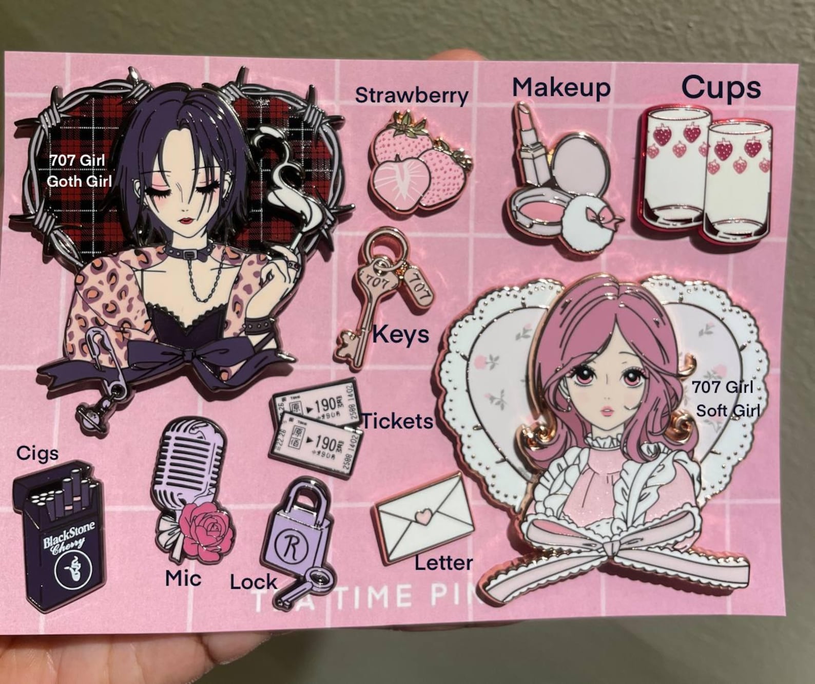 707 Girls Enamel Pins - Etsy