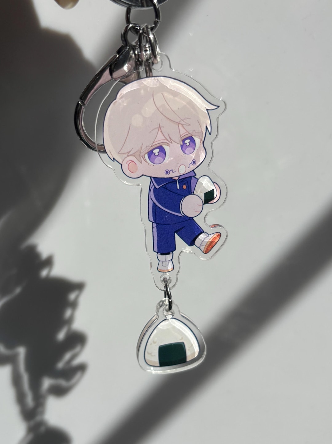 Cursed Speech User Acrylic Connected Keychain | Onigiri Sorcerer ...