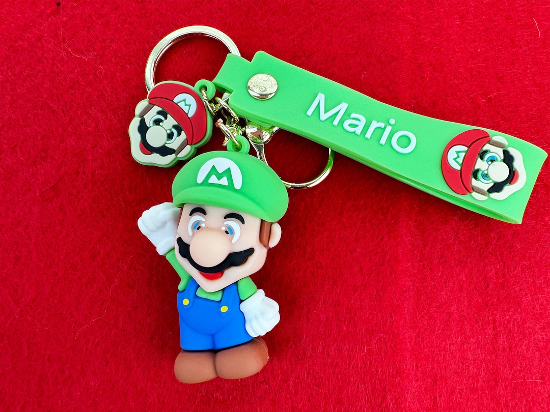 Super Mario Silicone Keychain Animated Keychains,goomba Keychains ...