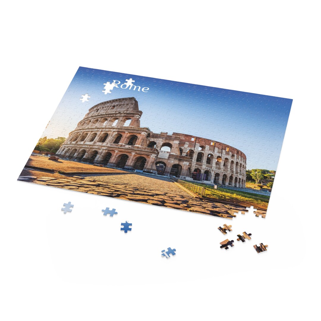 Ancient Rome Colosseum Sunrise Puzzle Iconic Monument Jigsaw, 120, 252 ...