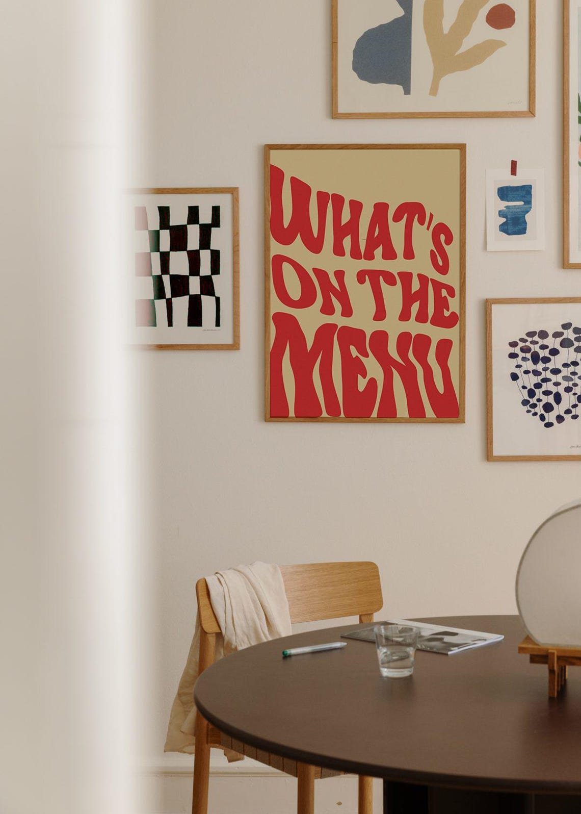 What's on the Menu Print, What's for Dinner, Mid Century Print ...