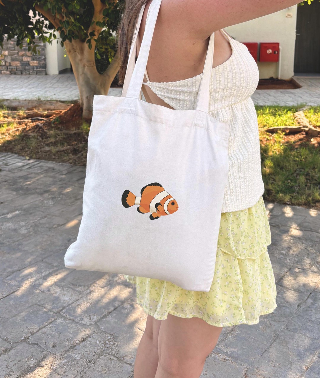 Cute Clownfish Tote Bag, Clownfish Lover Gift, Eco Friendly Bag ...