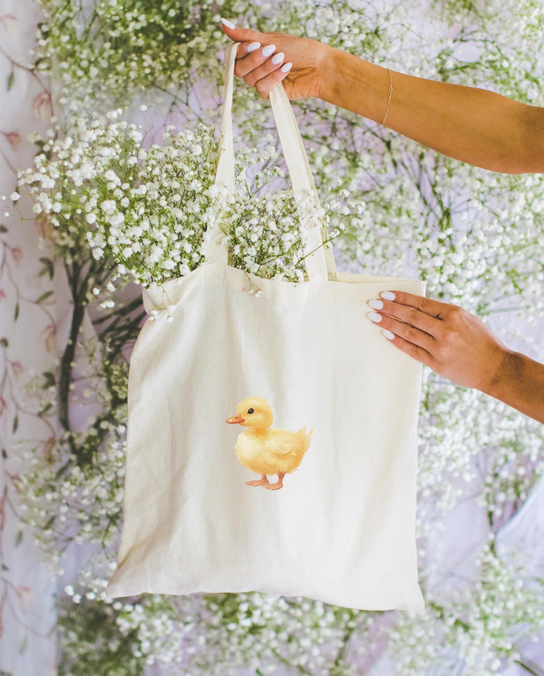 Cute Duck Tote Bag, Eco Friendly Bag, Duck Lover Gift, Reusable Grocery ...
