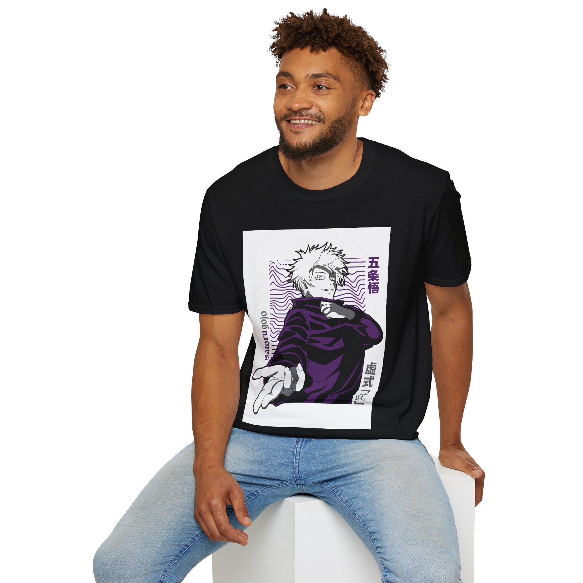 Satoru Gojo Jujutsu Kaisen Anime T-shirt - Etsy