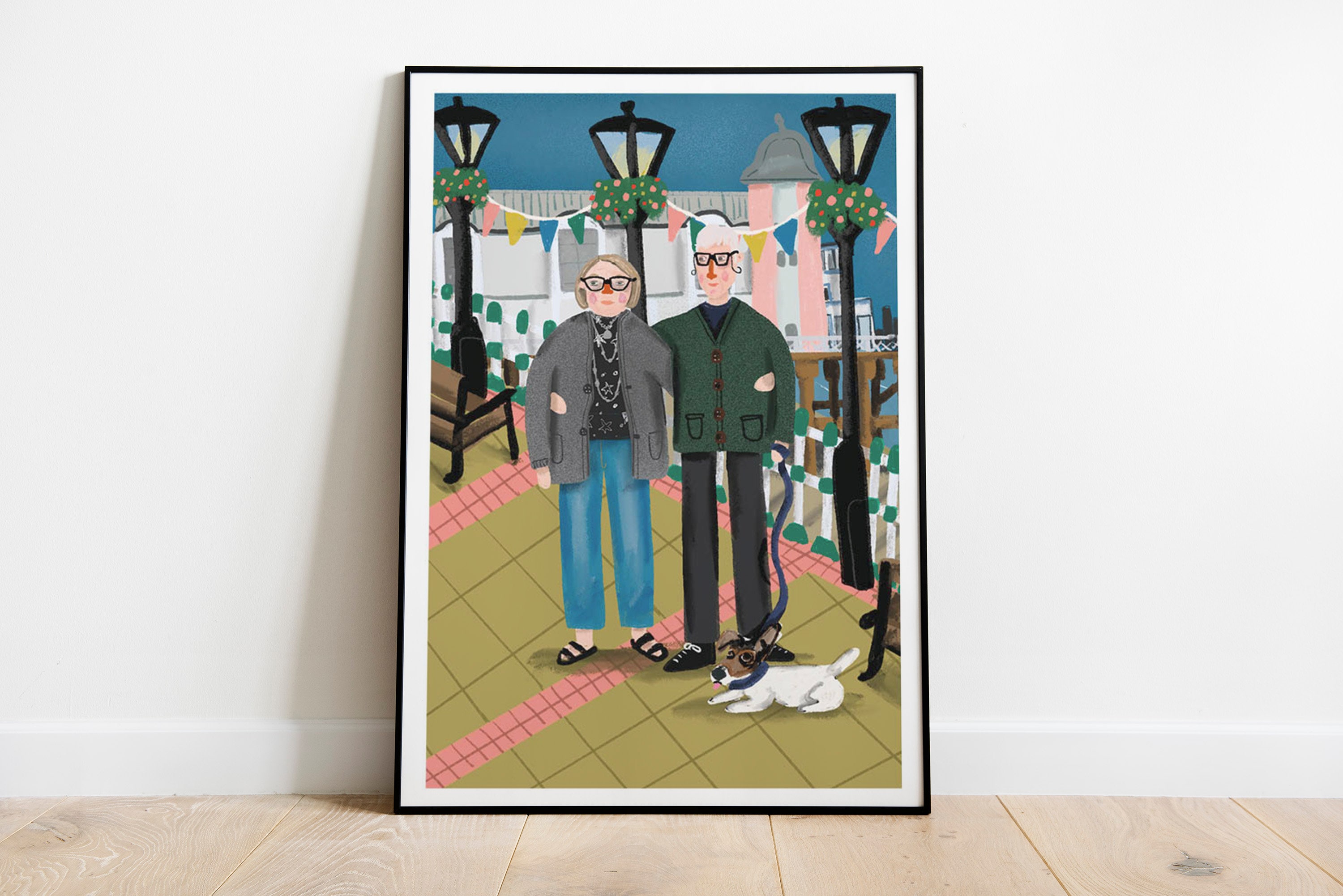Custom Family Portrait, Quirky Gift, Drawn From Multiple Photos, Fun ...