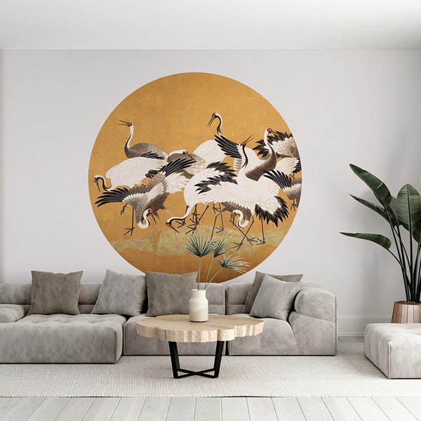 Crane Wall Decal - Etsy