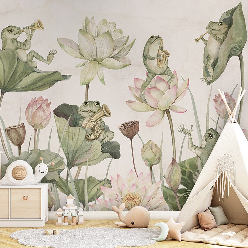 Frog Wall Decal - Etsy