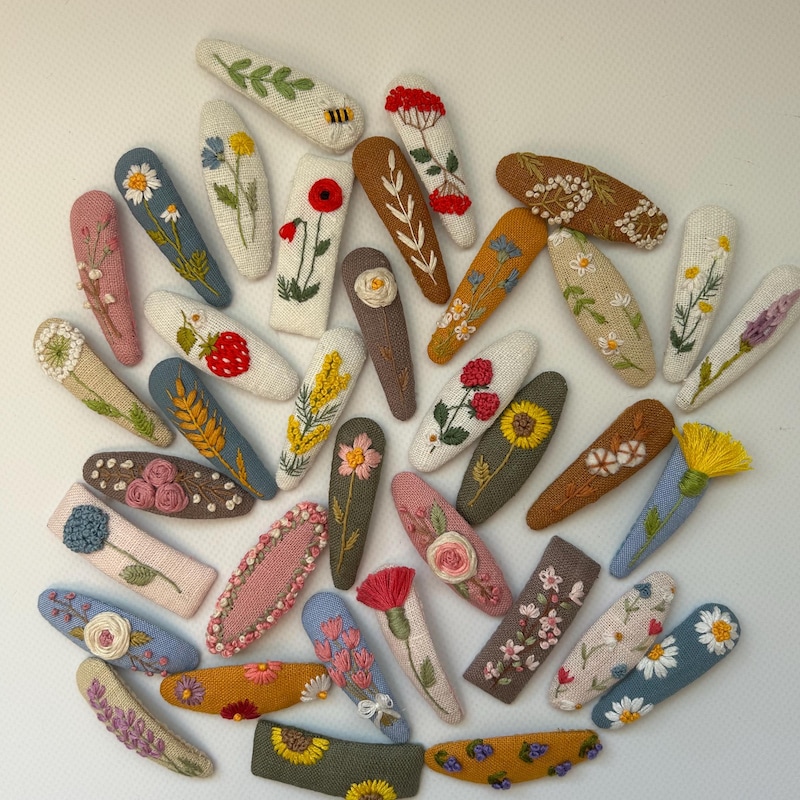 Spring Hair Clips - Etsy