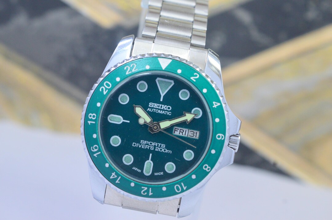 Vintage Seiko Diver Men’s Watch | 200m Automatic White Dial Day-date ...