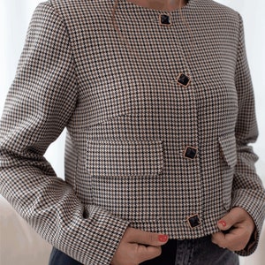 Wool Short Jacket Sewing Pattern Pdf - Etsy