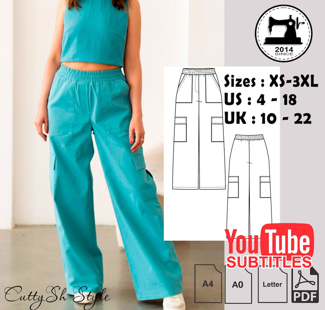 Pant Women Sewing Pattern Pdf - Etsy