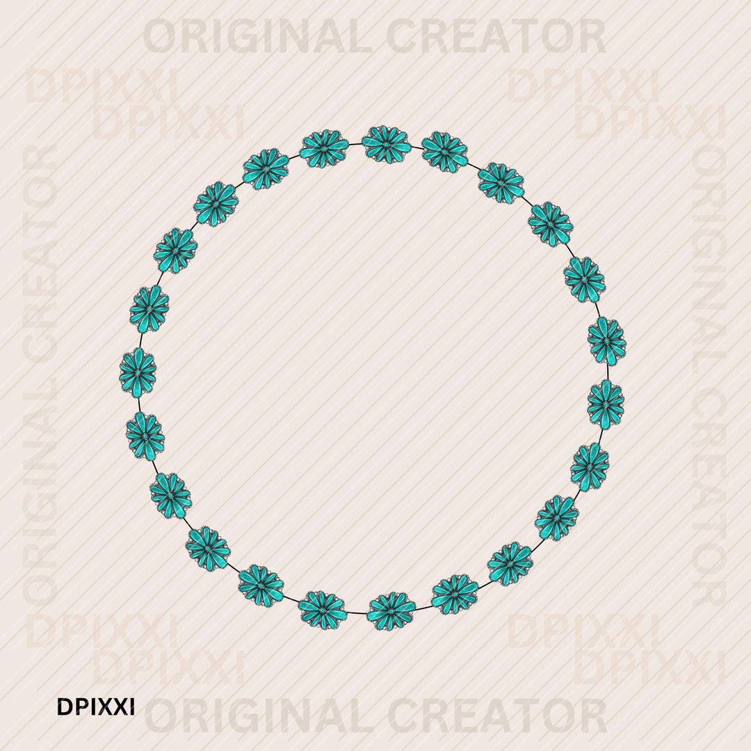 Turquoise Circle Frame Png * Gemstone Gem Border Frame Shape Clipart ...