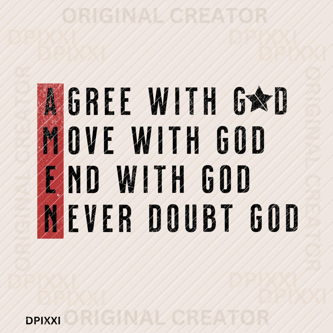 AMEN PNG Agree With God Move With God End With God Never Doubt God ...