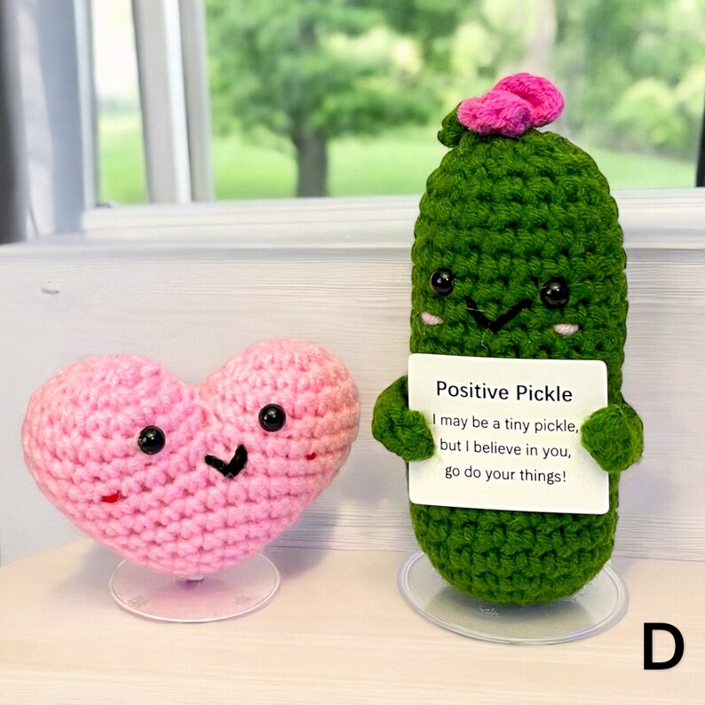 Handmade Crochet Amigurumi With Stand/emotional Support/handmade Toy ...