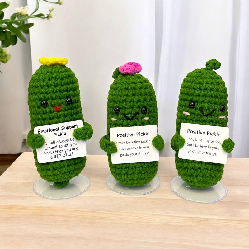 Emotional Support Pickle - Etsy