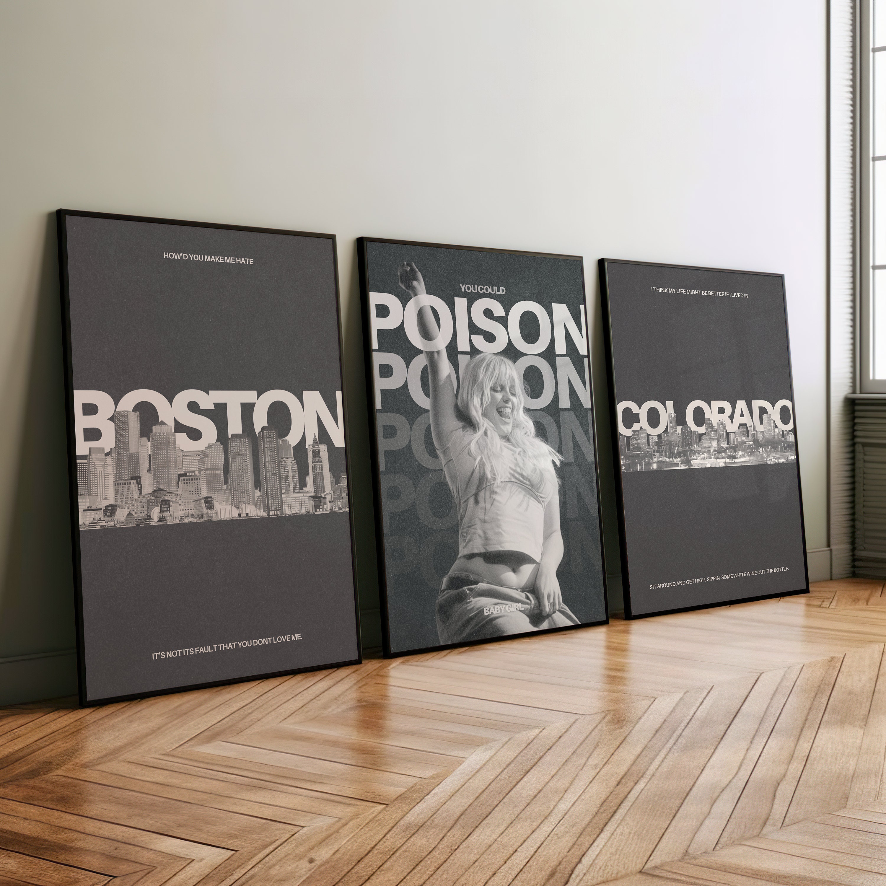 Full Renee Rapp Poster Set, Renee Rapp, Tummy Hurts Print, Young Ex ...