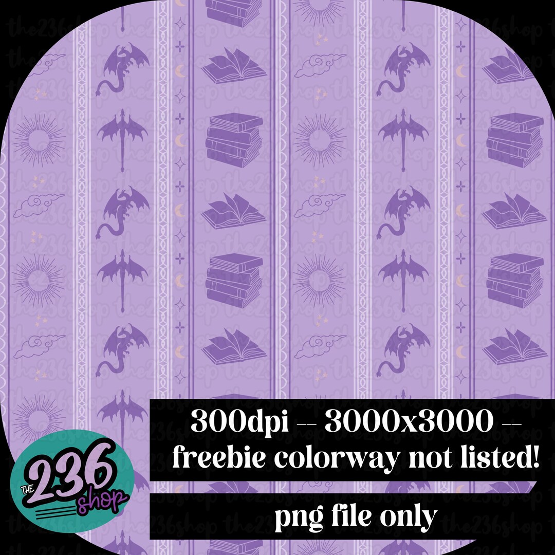 Fantasy Reader Stripes- Seamless Pattern- Digital Download- Seamless ...