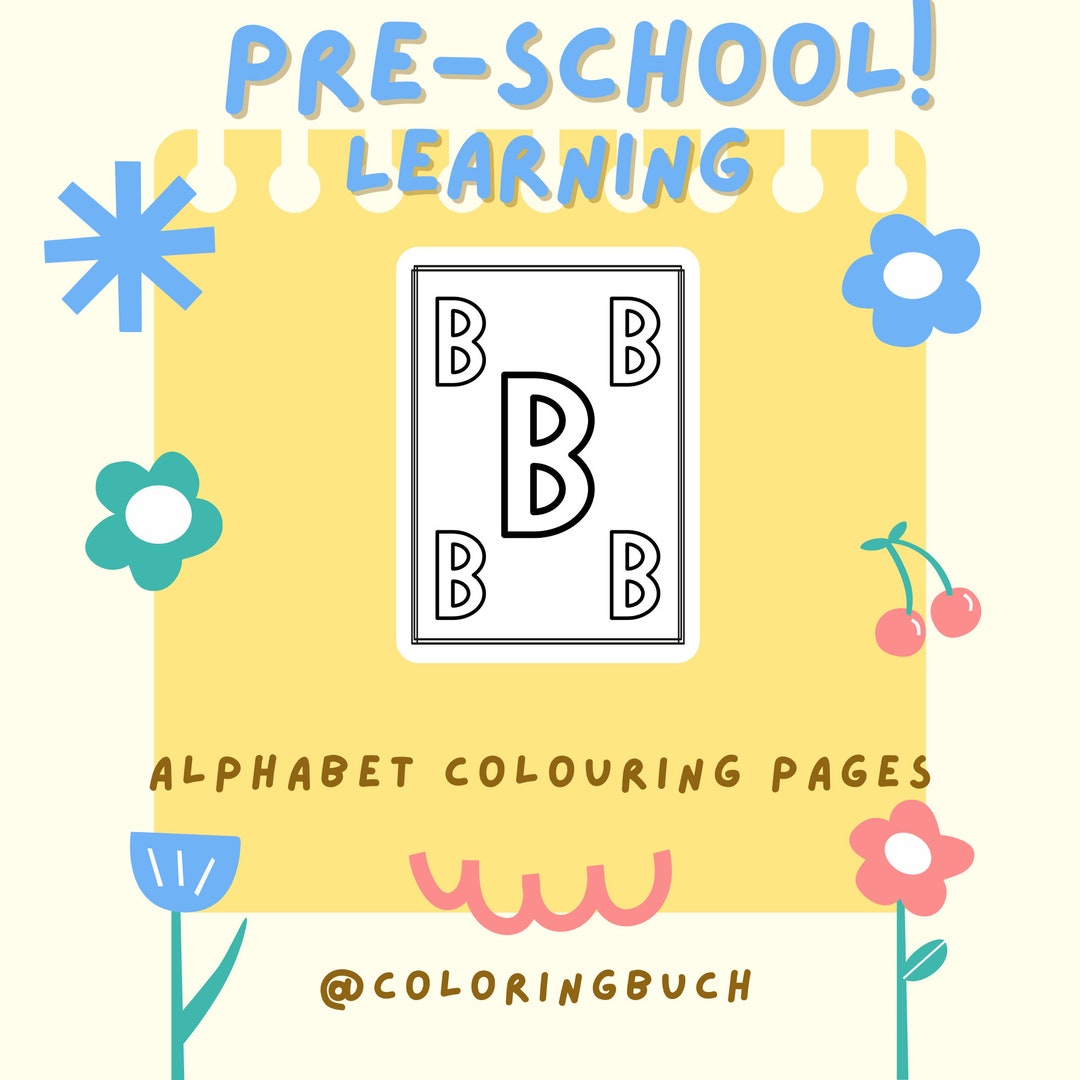 The Alphabet Coloring Book Letter Recognition -preschool Worksheets ...